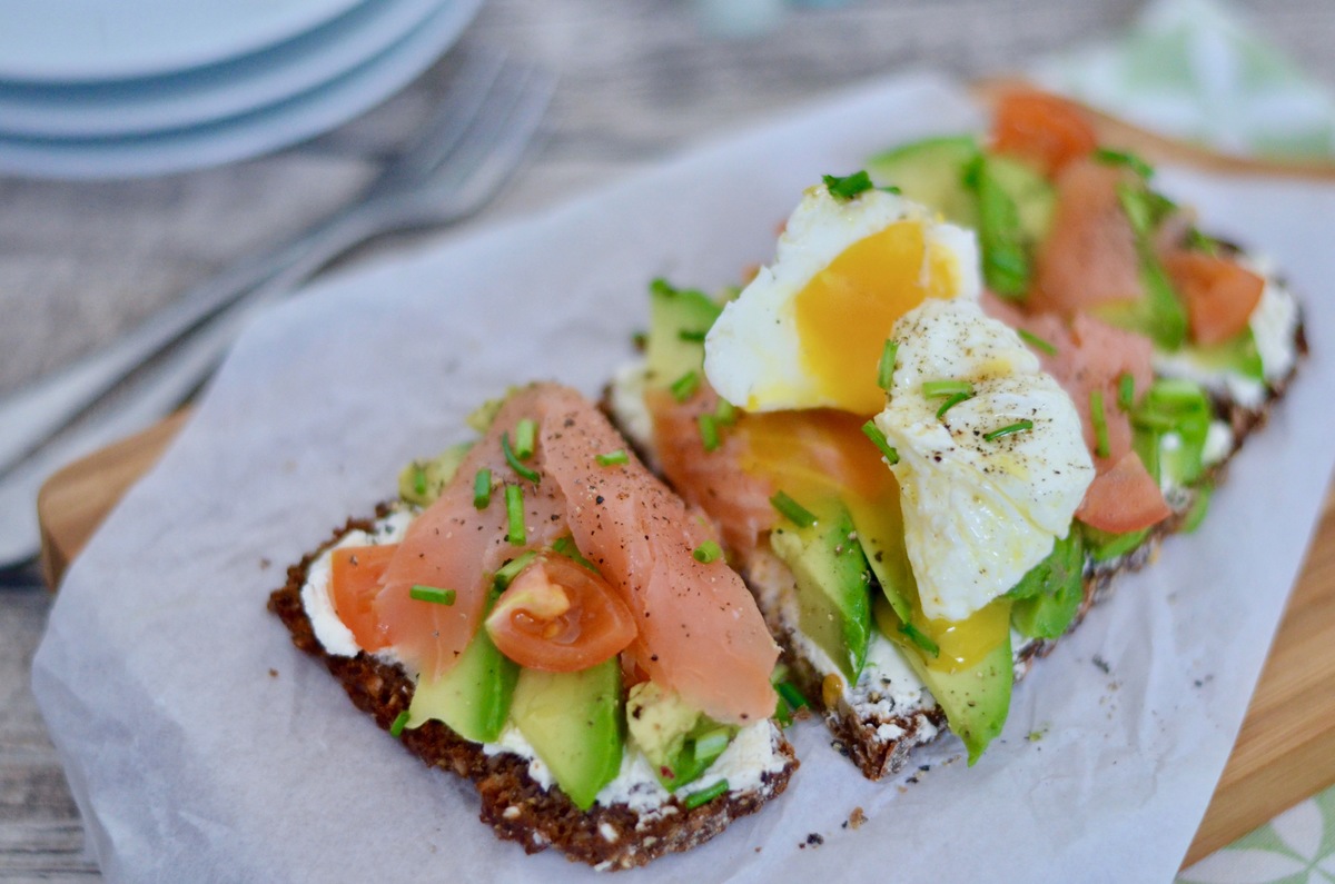 Happy Food: Avocado-Lachs-Stulle mit pochiertem Ei – Graziellas Food Blog