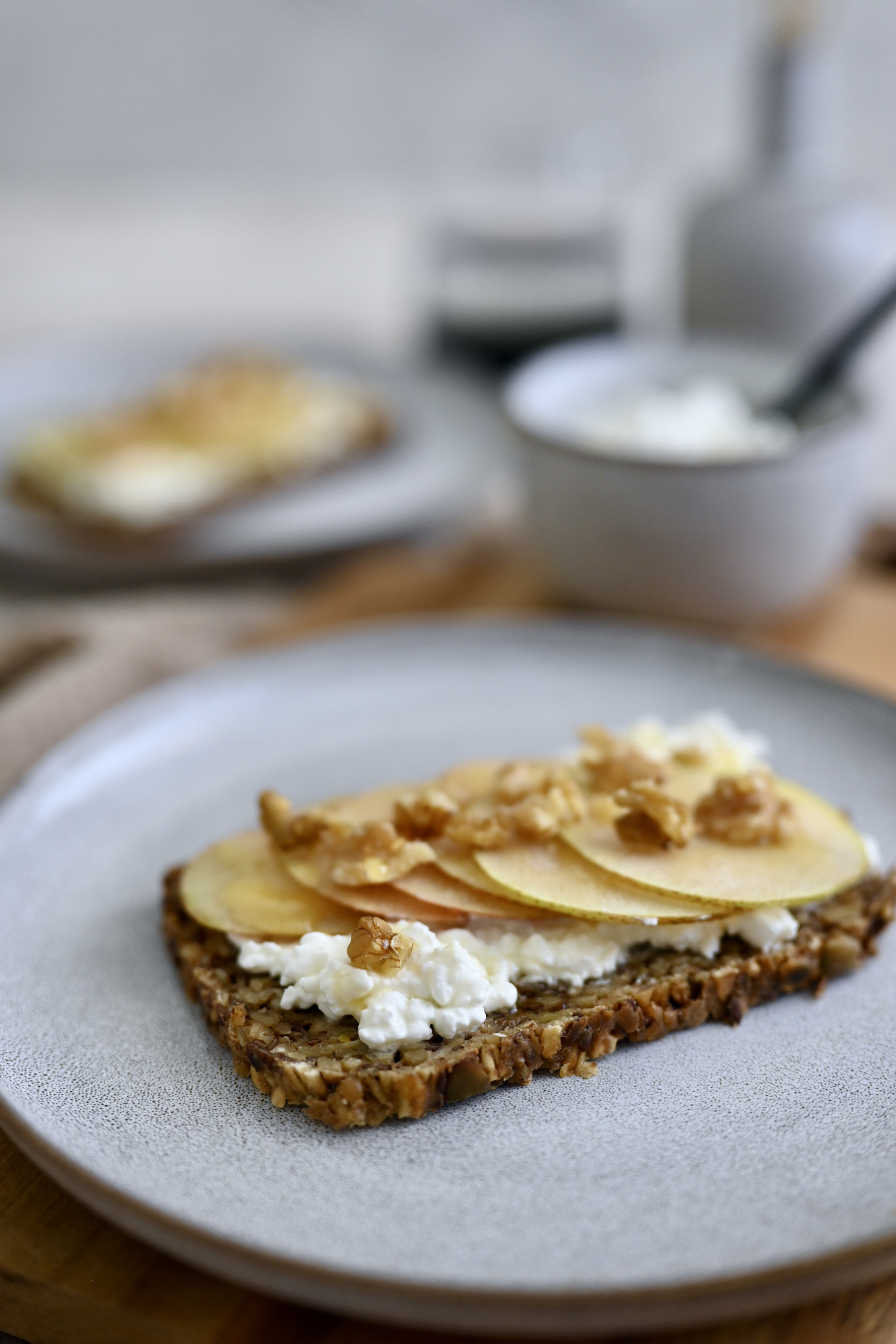 Dreierlei Brote mit körnigem Frischkäse – Graziellas Food Blog